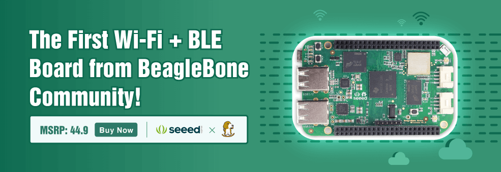 the first Wi-Fi + Bluetooth Low Energy (BLE) board from BeagleBone ...