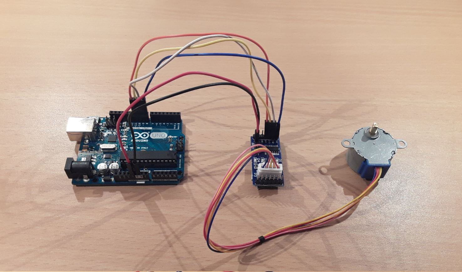 How to use Arduino as a 28BYJ-48 Stepper Motor Controller with a ...