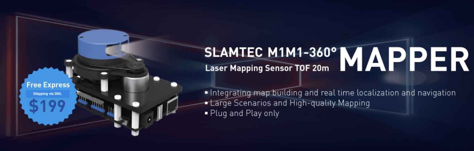 Introducing SLAMTEC MAPPER M1M1- 360°Laser Mapping Sensor - Latest News ...