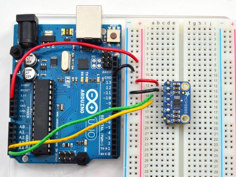 How to use MCP9808 I2C Temperature Sensor with Arduino - Latest open ...