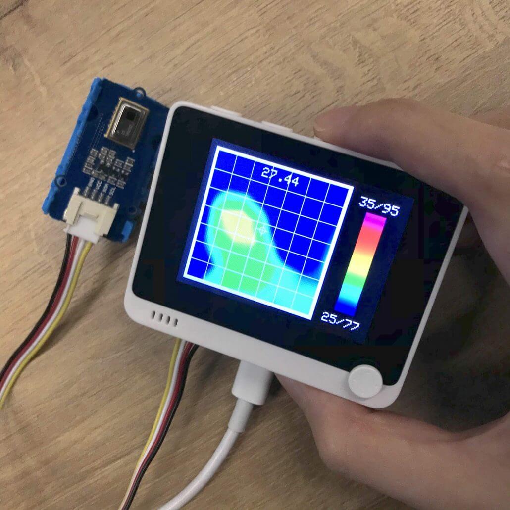 Wio Terminal Update: Build An Affordable IR Thermal Imaging Camera ...
