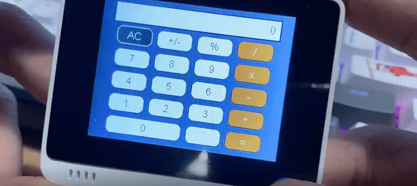 pycalculator by CircuitPython on Wio Terminal: Handle the Input and Calculations with Joystick ...