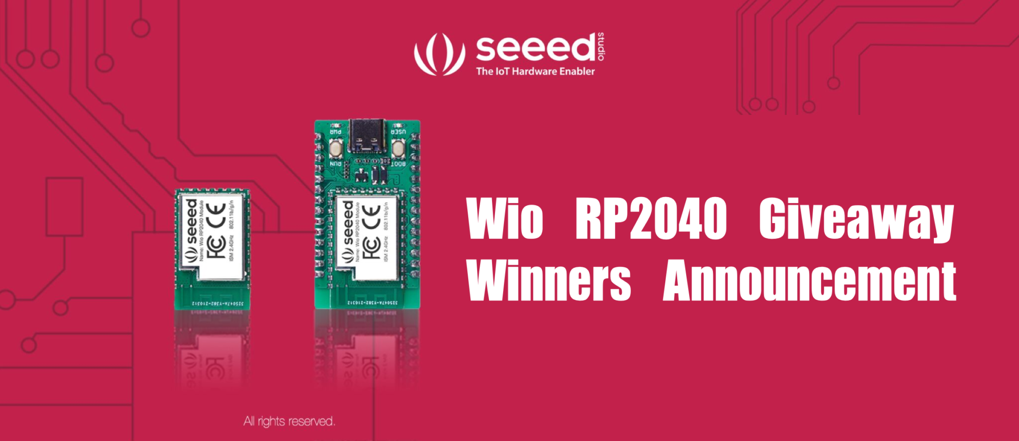 Winner Announcement for Wio RP2040 Giveaway - Latest News from Seeed Studio