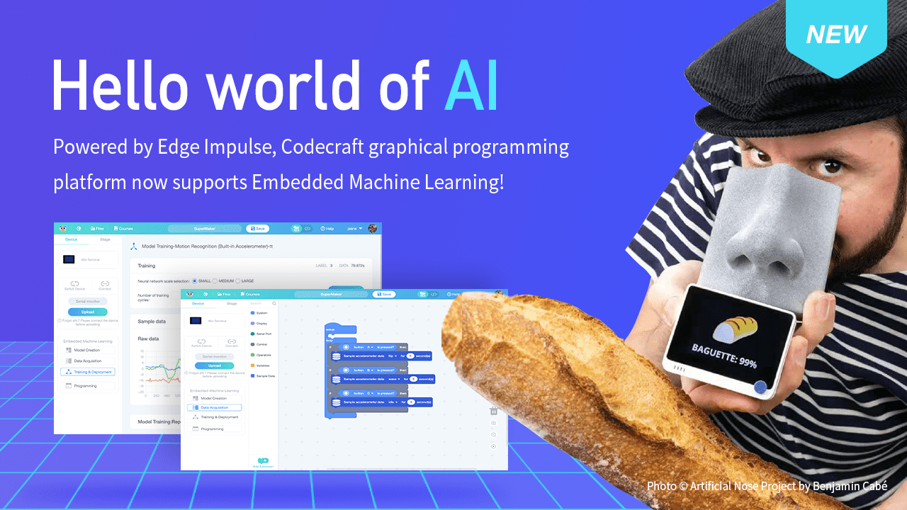 Graphical Programming for TinyML, the easiest way to start with embedded machine learning ...