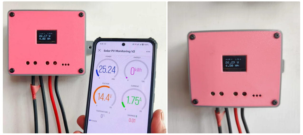 Solar Panel Monitoring System Built with XIAO ESP32C3 - Latest News ...