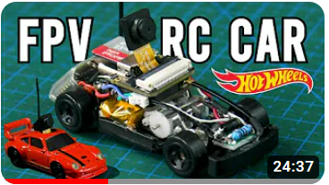 A Micro FPV RC Car Transformed from a Regular Hot Wheels Model Car ...