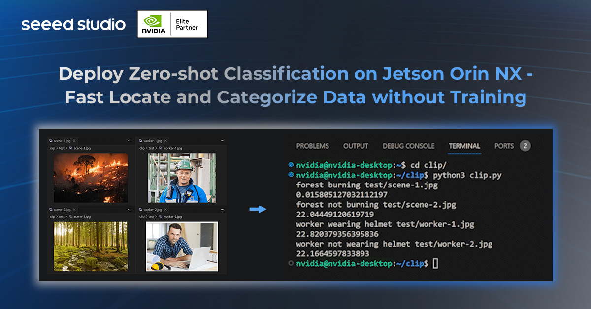 Deploy CLIP Zero-shot Classification on Jetson Orin – Fast Locate and Categorize Data without ...
