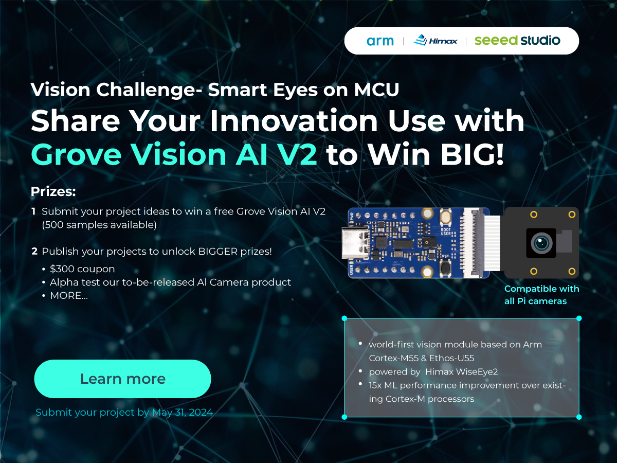 Exploring Smart Eyes on MCU -Join Seeed Vision Challenge to win BIG ...