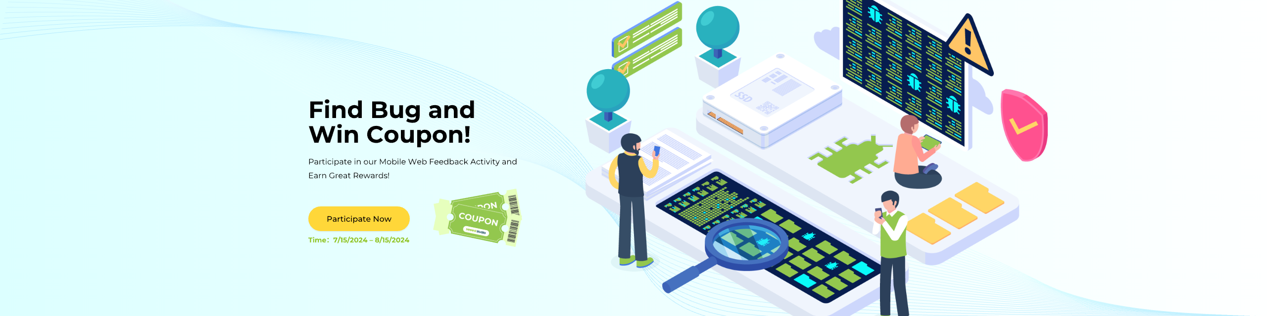 Find Bugs, Win Coupons! - Latest News from Seeed Studio