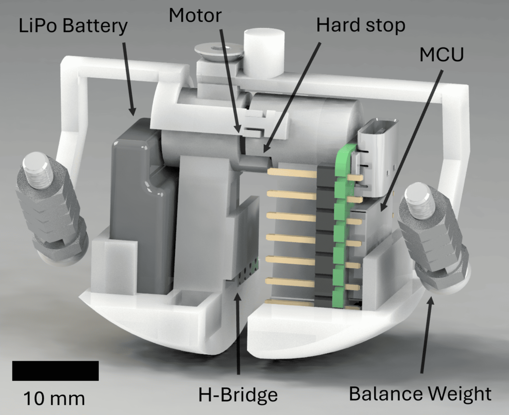 Zippy: The World’s Smallest Power-Autonomous Bipedal Robot, Powered by ...