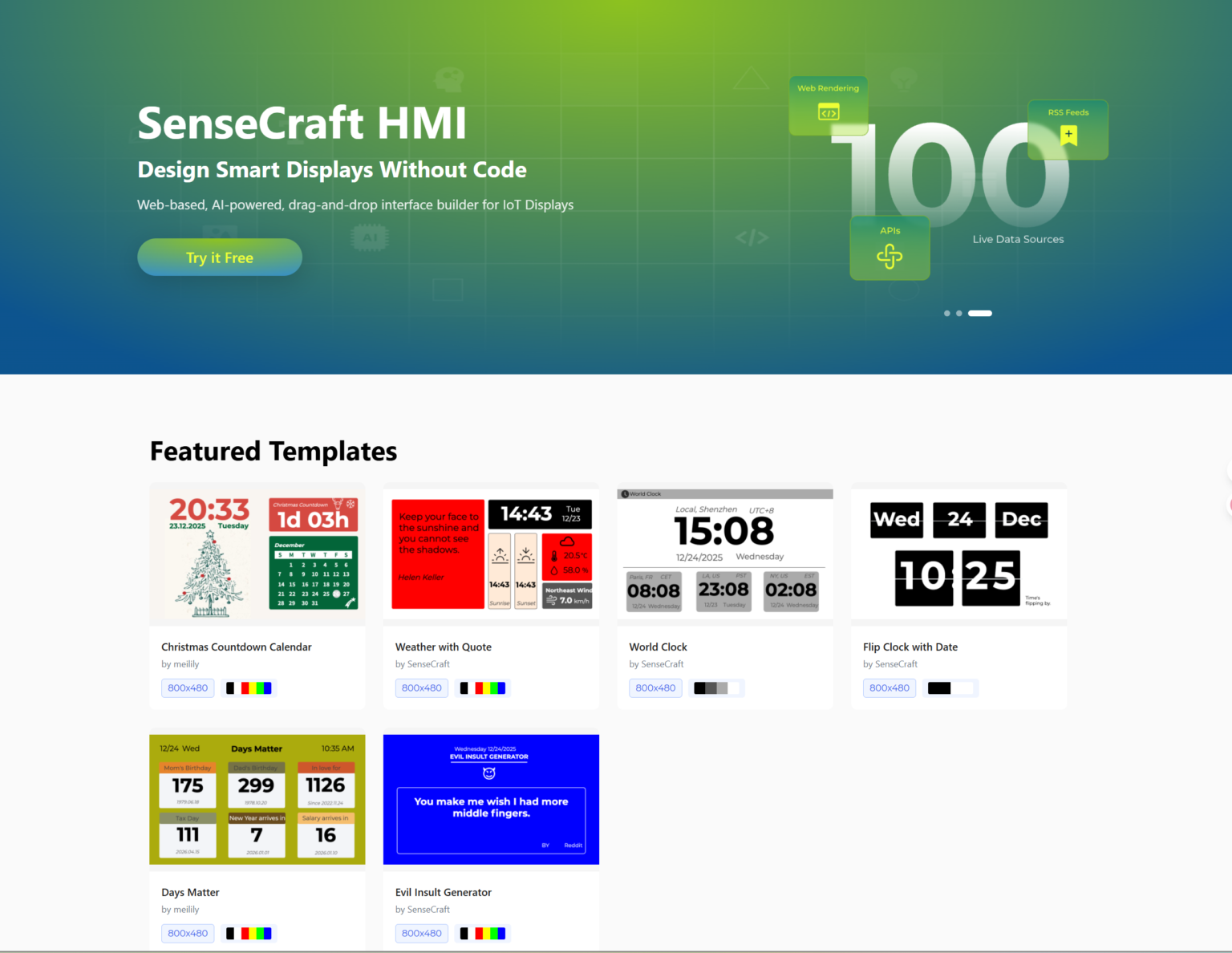 SenseCraft HMI v1.2.0 Is Here: New Templates, Smarter Workflow, and ...