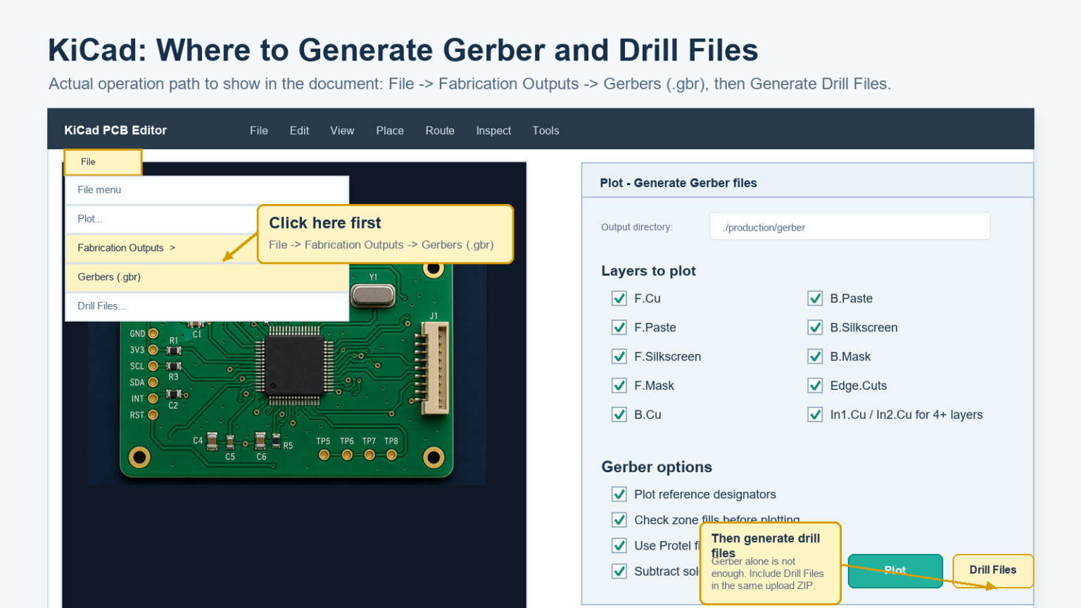 How to Export Gerber Files from KiCad, Fusion 360, and Altium Designer ...