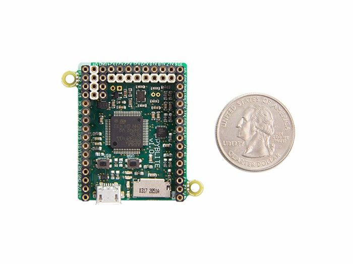MicroPython pyboard lite v1.0 with accelerometer and headers - Seeed Studio