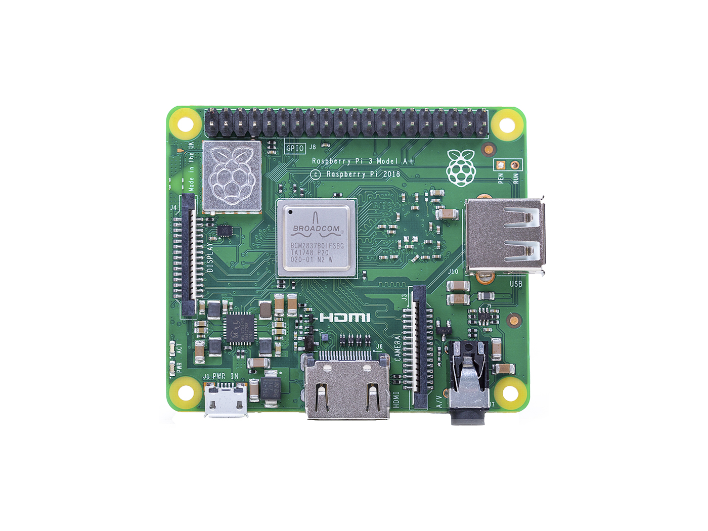 [102110207]Raspberry Pi 3 Model A+ : Seeedstudio > BRAND SHOP > MCU보드/제어모듈